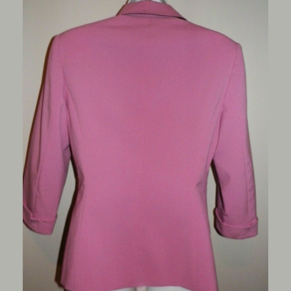 Kasper | Jackets & Coats | Womens 6 Kasper Asl Pink Black Suit Dress ...